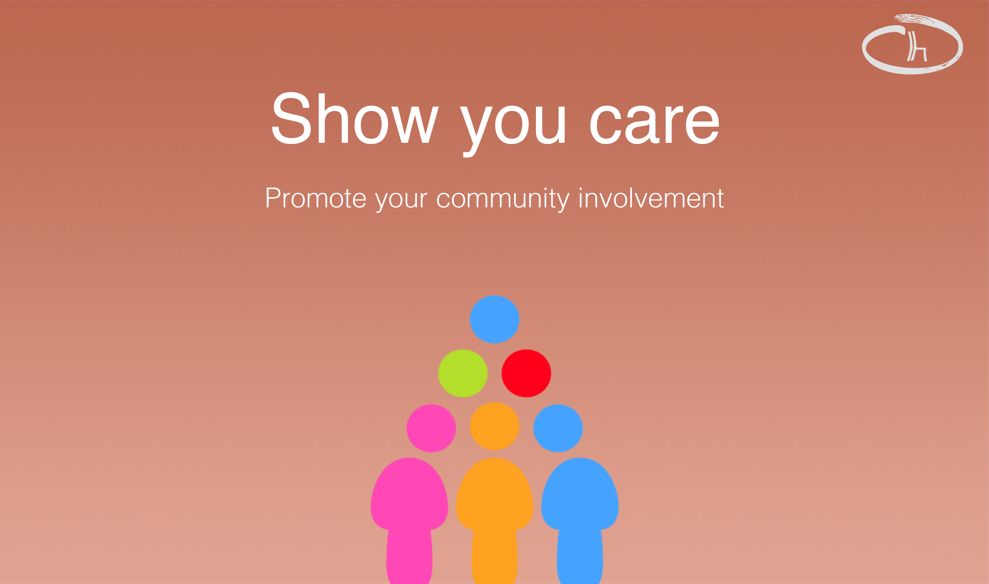 Show you care: Promote your community involvement