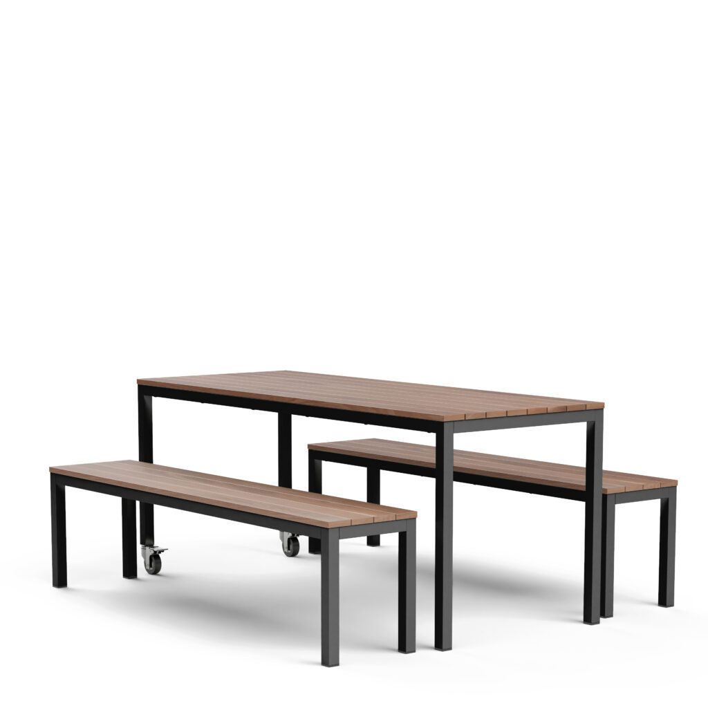 Alfresco Outdoor Dining Set - Bench Setting